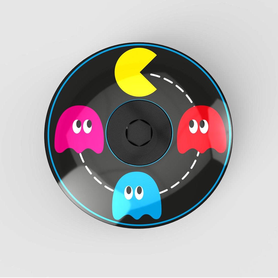 Pac Man Headset Stem Cap | Top Cap – Ratherberiding | Custom Stemcaps